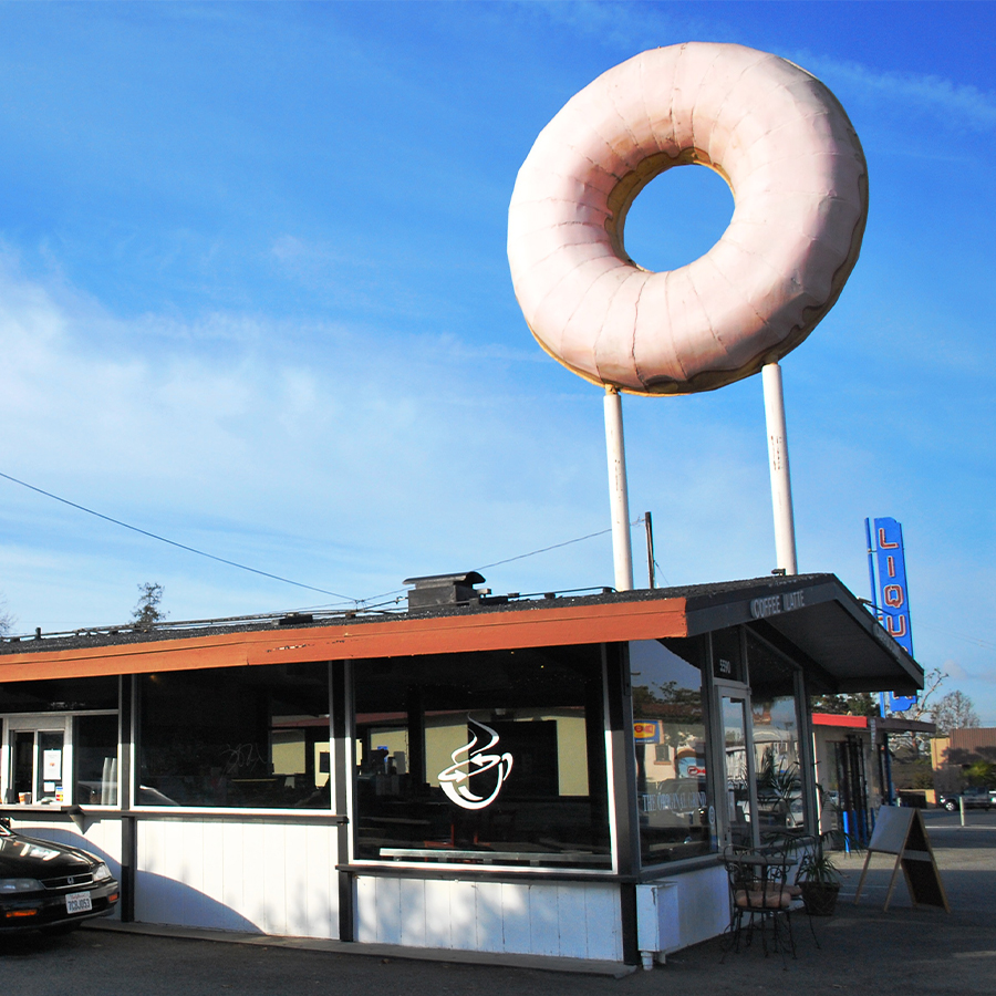 Angel Food Donuts Sign - LA Conservancy